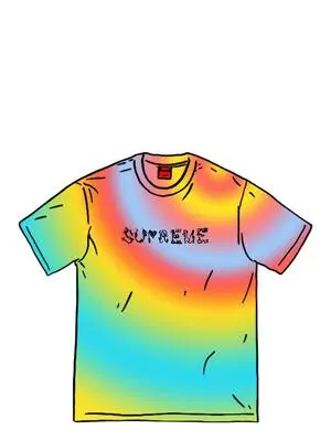 Supreme Morph Tee Shirt Tie Dye