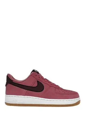 Nike Air Force 1 '07 Se Gum Fleece Sneakers - Desert Berry/burgundy Crush/white