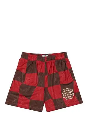 ERIC EMANUEL EE Basic Short Red Chocolate Wavy Flag