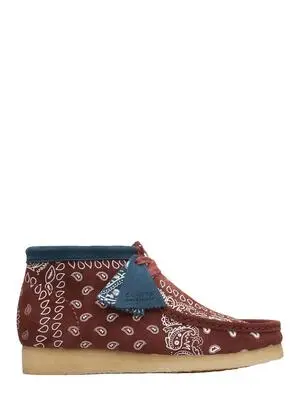 Clarks Wallabee Boot - Brick Paisley