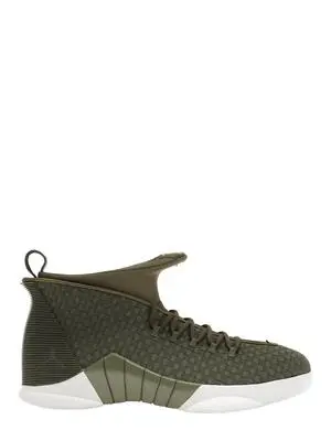 JORDAN 15 Retro Psny Woven - Medium Olive/sail