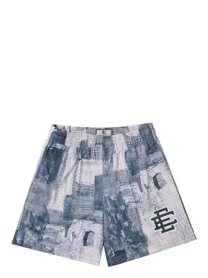 ERIC EMANUEL EE Basic Short Grey Boro Patchwork