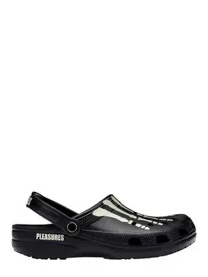 CROCS Classic Clog Pleasures Skeletonin - Black/glow