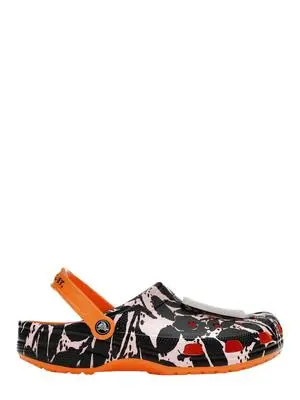 CROCS Classic Clog Stance B. Thom Floral Quilt - Black/pink/orange