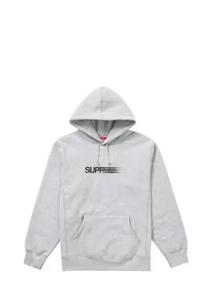 Supreme Motion Logo Hooded Sweatshirt - Ash Grey
