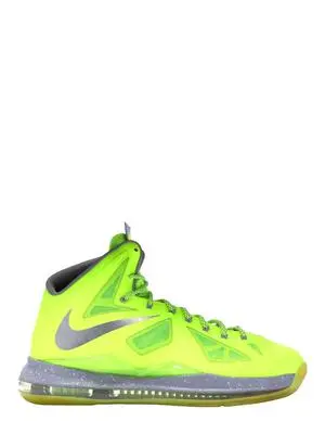 Nike Lebron X Sneakers - Volt/wolf Grey/pure Platinum
