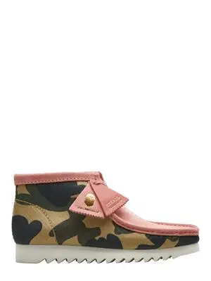 Clarks Wallabee Bape - Coral Combi