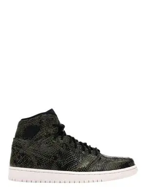 JORDAN Jordan 1 Retro High Sneakers Olive Canvas/phantom/black