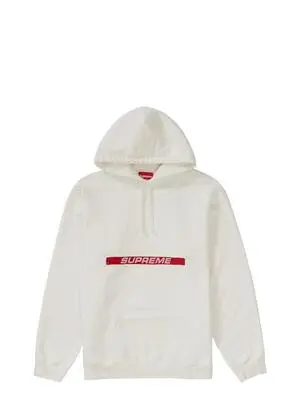 Supreme Zip Pouch Hooded Sweatshirt - White