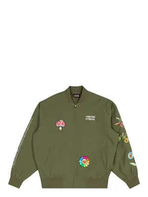 TAKASHI MURAKAMI 44 Metamorphosis Bomber Jacket - Olive