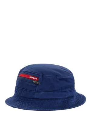 Supreme Supreme Zip Pocket Crusher Bucket Hat Navy