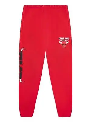 OVO X Nba Bulls Fleece Pant - Red