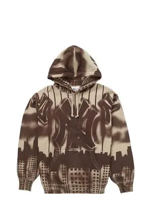 Supreme Supreme X New York Yankees Airbrush Hooded Sweatshirt Clay