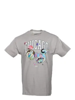 TAKASHI MURAKAMI Complexcon Chicago Discord Tee Shirt - Heather Grey