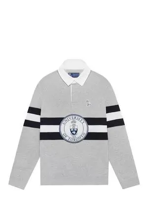 OVO U Of T Rugby Polo Shirt - Heather Grey