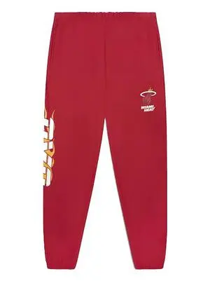 OVO X Nba Heat Fleece Pant - Red