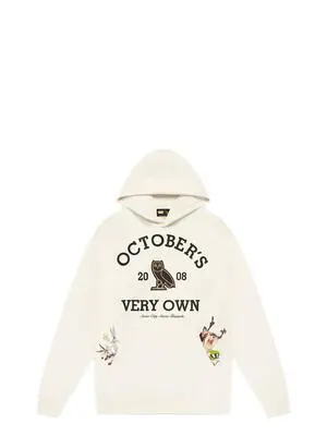 OVO X Looney Tunes Collegiate Hoodie - Cream