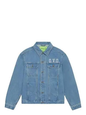 OVO X Keith Haring Denim Trucker Jacket - Washed Indigo