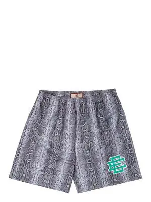 ERIC EMANUEL EE Basic Shorts Snakeskin/teal