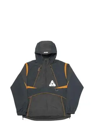 PALACE Pdura Shell Top - Black/grey/orange