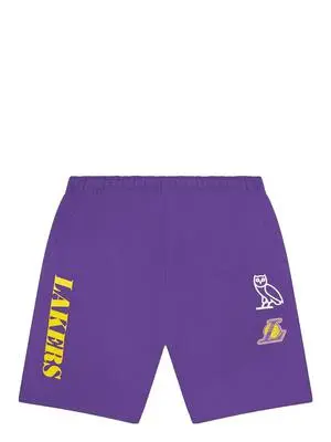 OVO X Nba Lakers Sweatshorts - Purple