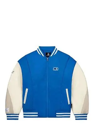 ADER ERROR X Converse Shapes Varsity Jacket - Cobalt Blue