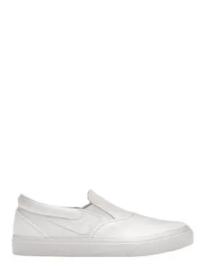 Nike Sb Charge Slip-on Sneakers - White/black