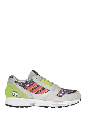 Adidas Zx 8000 Kevin Lyons Monster Sneakers - Chalk White/solar Pink/team Semi Solar Yellow