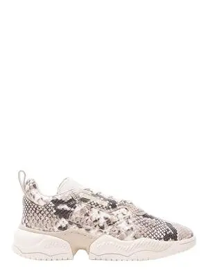 Adidas Supercourt Rx Snakeskin Sneakers - Core Black/linen/saint Pale Nude