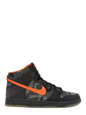 Nike Sb Dunk High Brian Anderson Camoin - Sable Green/safety Orange