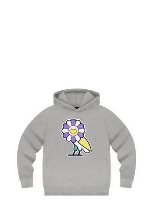 TAKASHI MURAKAMI X Ovo Surplus Flower Owl Hoodie - Heather Grey