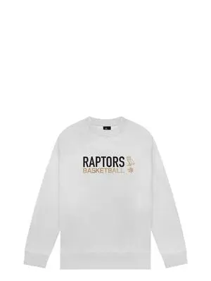 OVO X Nba Raptors Crewneck Sweatshirt - Heather Grey