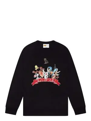 OVO X Looney Tunes Longsleeve T-shirt - Black