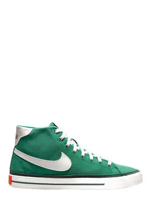 Nike Court Legacy Canvas Mid Sneakers - Green Noise/noble Green/sail