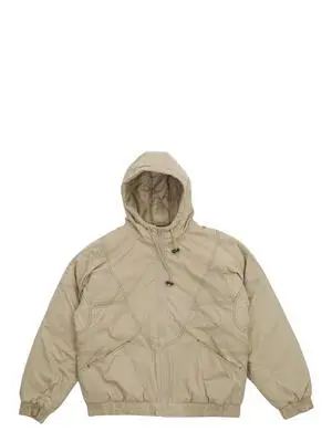 Supreme Zig Zag Stitch Puffy Jacket - Tan