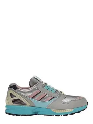 Adidas Zx 8000 Sneakers - Metallic Grey/semi Mint Trush/feather Grey