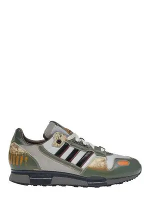 Adidas Zx 800 Star Wars Boba Fett Sneakers - Grey/green/amber