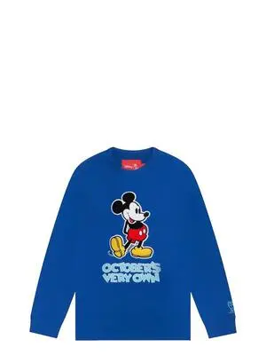 OVO X Disney Classic Mickey Crewneck Sweatshirt - Royal Blue
