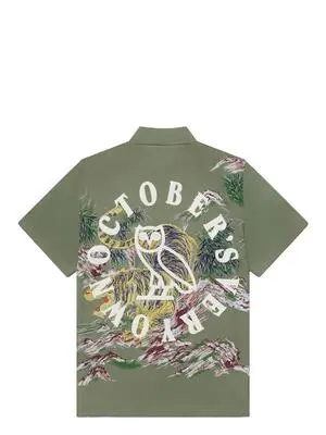 OVO X Avanti Silk Shirt - Olive