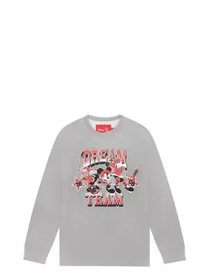 OVO X Disney Dream Team Crewneck Sweatshirt - Heather Grey