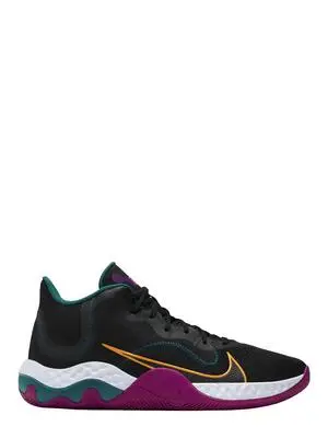 Nike Renew Elevate Athletic Sneakers Black/university Gold/purple