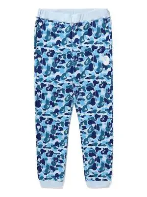 A BATHING APE Abc Camo Crystal Stone Sweat Pants - Blue
