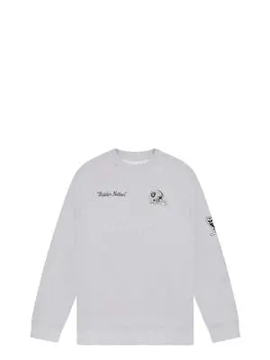OVO X Nfl Las Vegas Raiders Crewneck Sweatshirt - Heather Grey