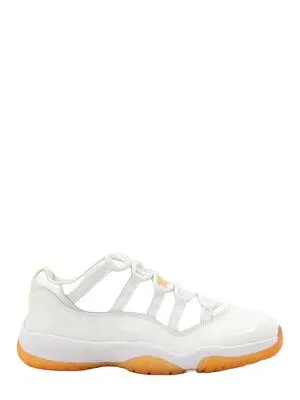JORDAN 11 Retro Low Sneakers - White/citrus