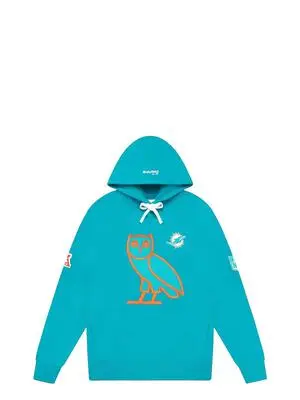 OVO X Nfl Miami Dolphins Og Owl Hoodie - Teal