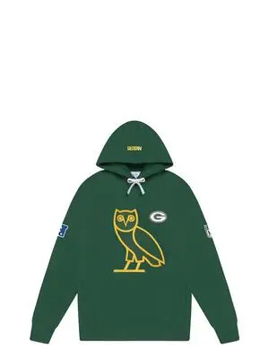 OVO X Nfl Bay Packers Og Owl Hoodie - Green