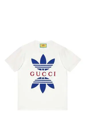 Gucci X Adidas Cotton Jersey T-shirt - White