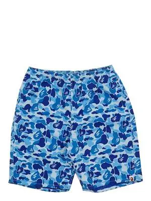 BAPE Camo Beach Shorts - Light Blue