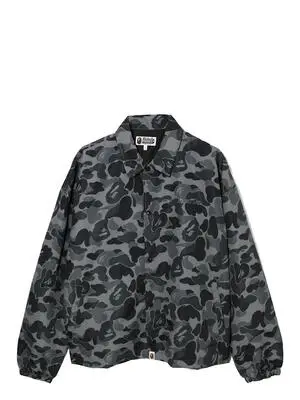 A BATHING APE Relaxed Coach Jacket - Black