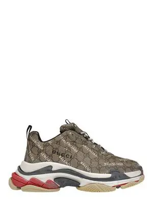 Gucci X Balenciaga The Hacker Project Triple S Sneakers - Beige/ebony